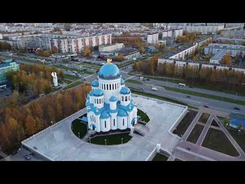 Полет на DJI mini 2 Собор в город