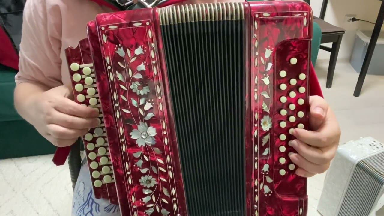 «Милая мама» (В.Глазунов) | Звучание нот на гармони