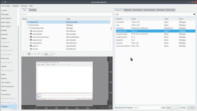 GammaRay Tutorials for Qt Widgets Applications - Debugging Qt Widget Sizing
