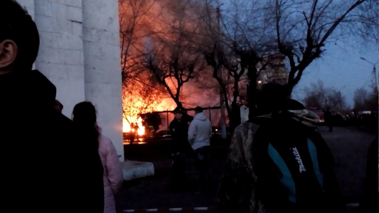 Пожар в Минусинске 25.04.2017 Часть 10