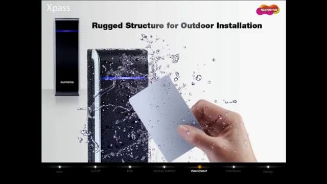 Suprema X-Pass Smart IP Reader Controller Electro-Com