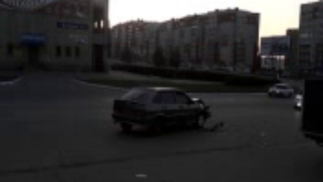 только вышел и авария случилась