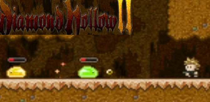 ПОДЗЕМЕЛЬЕ АЛМАЗОВ С ВРАГАМИ — Diamond Hollow 2