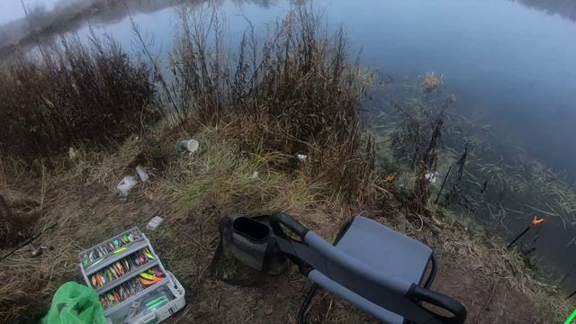 рыбалка на живца 15 ноября удочка с берега