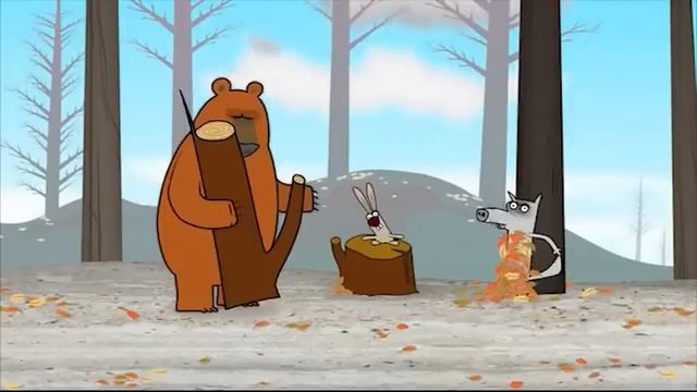 Log Jam - Szél (rajzfilm). Лесное Трио- Ветер