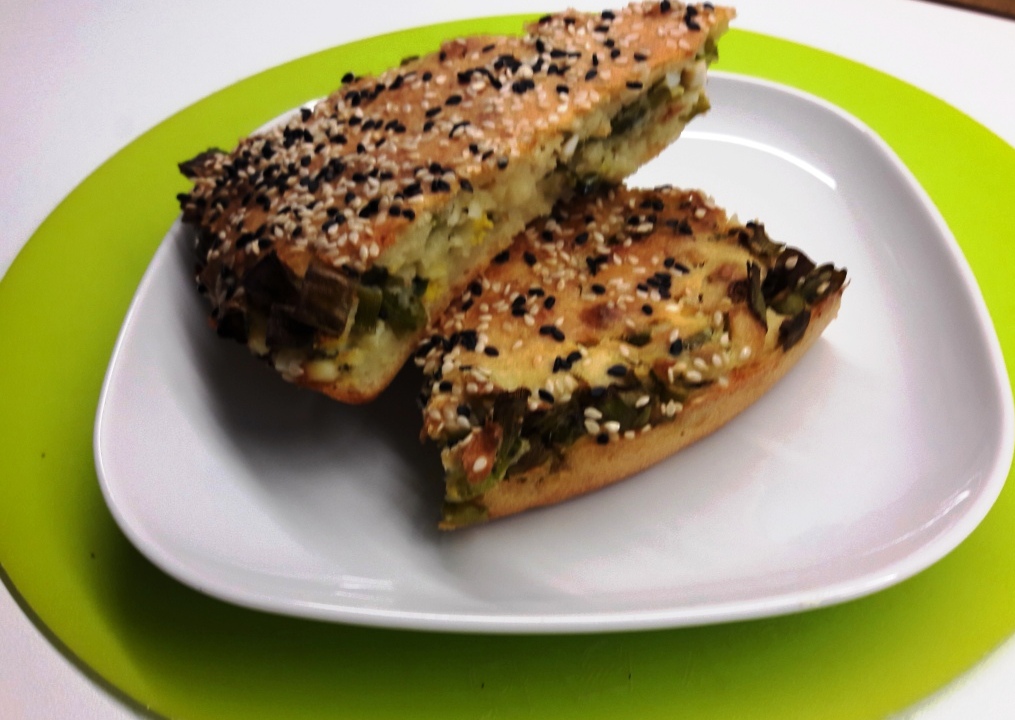 ЗАЛИВНОЙ ПИРОГ С ЛУКОМ И ЯЙЦОМ!