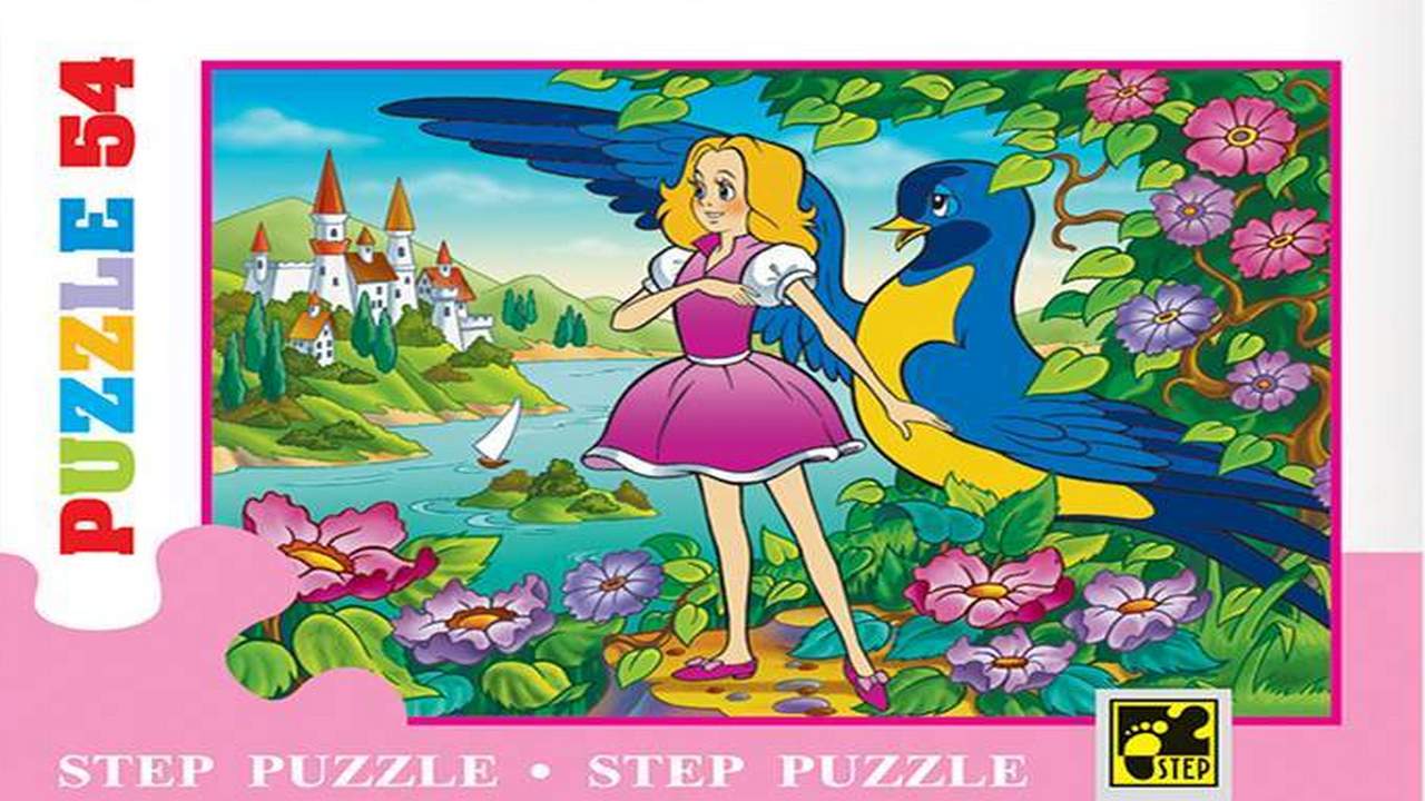 Пазл Дюймовочка, Любимые сказки - собираем пазлы для детей | Polinka-Vitaminka