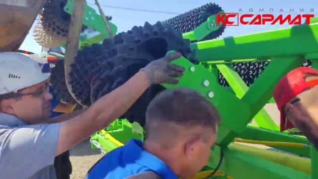 ЗАМЕНА БАТАРЕЙ за 90 минут на КЗК-10СК#почвообработка#производитель#фермер#хозяйство#сервис#катки