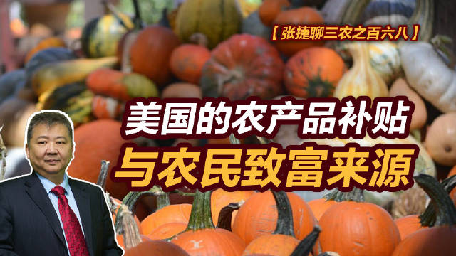 【张捷聊三农之百六八】美国的农产品补贴与农民致富来源（评公知温铁军）