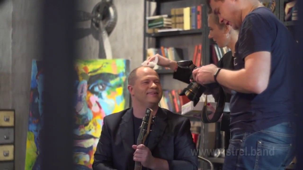 группа ВЫСТРЕЛ. Фотосессия 2017, backstage