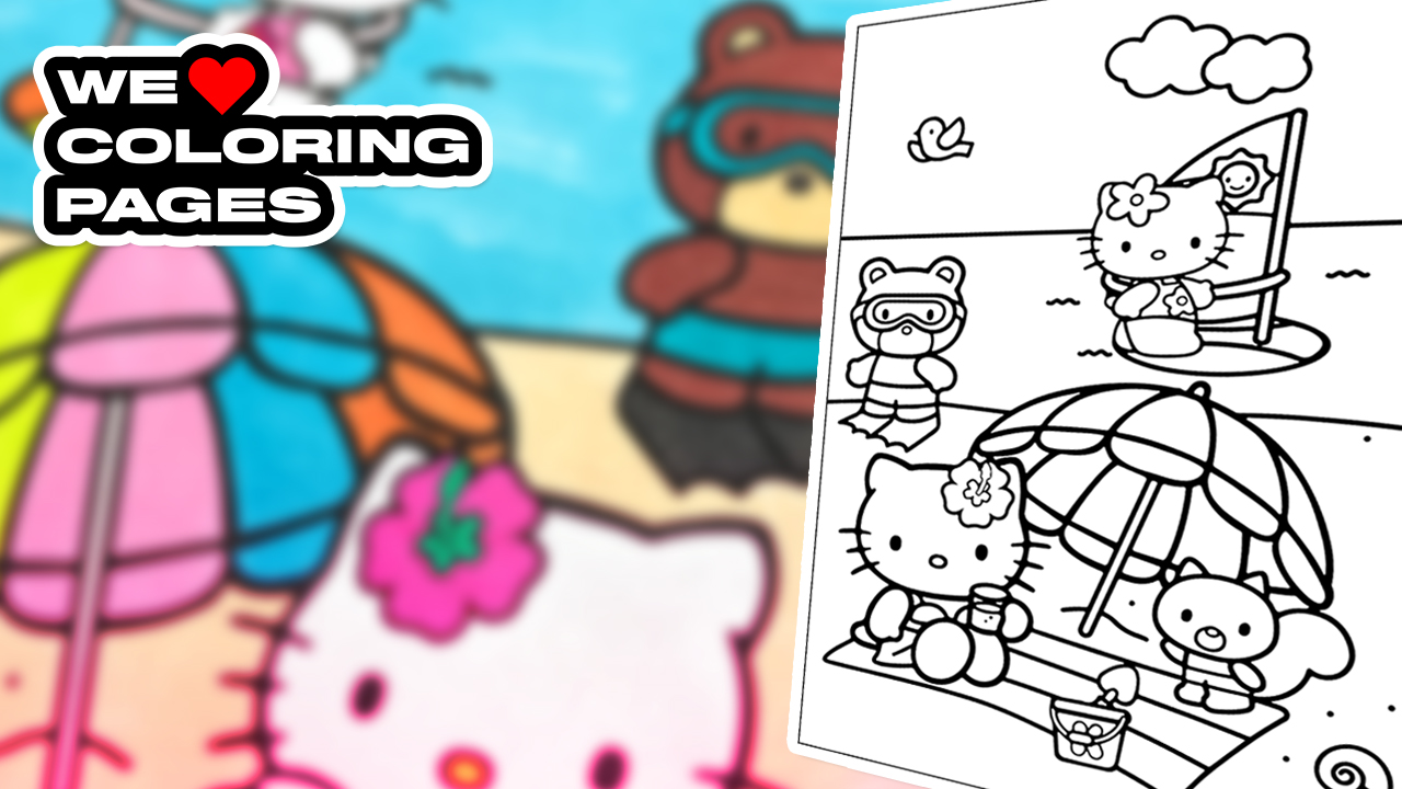 #24 Hello Kitty Раскраска | МЫ ❤️ РАСКРАСКИ