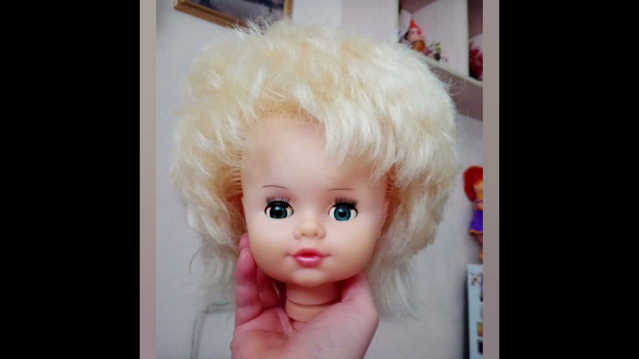 Реставрация куклы Инна, фабрика "Весна"