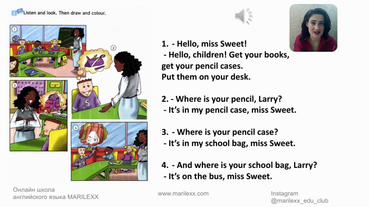 Spotlight Starter 5a. (Module 2) Get your school bag! p. 24 -27