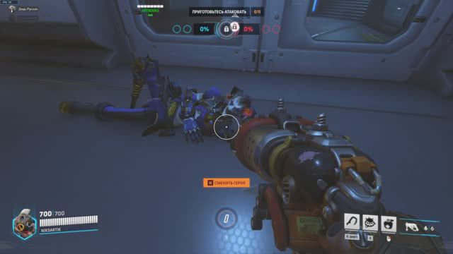 Играем с братом в Overwatch на Турбосвине и Крысавчике