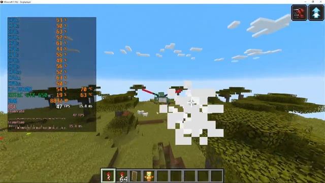 Minecraft 1.18.2  i7 3930K RAM HYPER X 16GB DDR3 1600 ZOTAC GTX 650 2GB