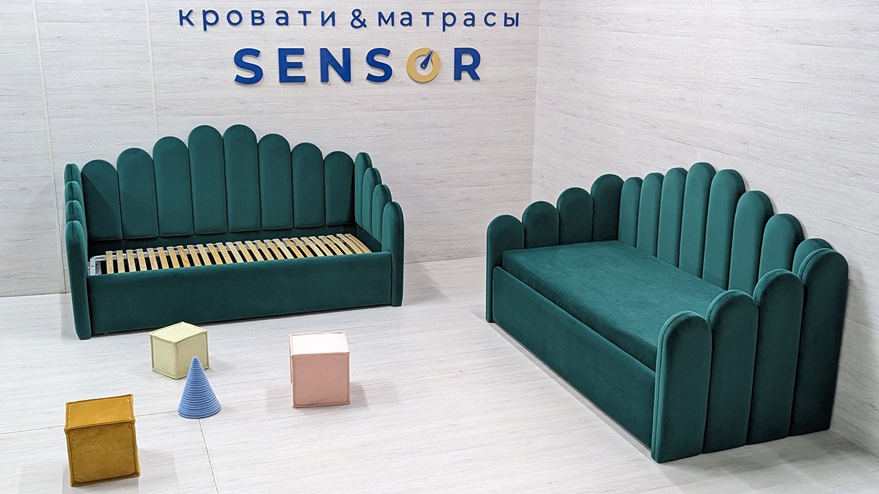 Диван-кровать детский с ортопедической решеткой. Модель Савоярди Дизайн kids