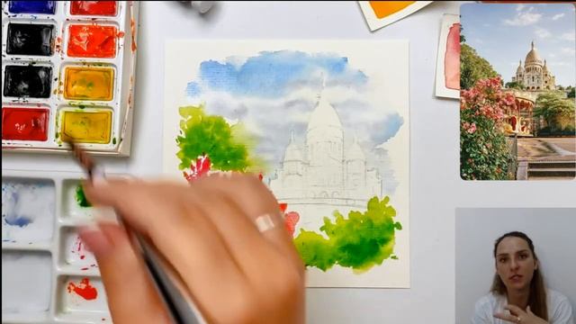 Бесплатный урок по скетчингу город