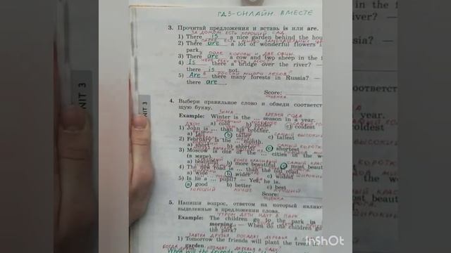 4 класс. ГДЗ. Английский язык. Рабочая тетрадь. Биболетова. Страницы 29-31.  С комментированием