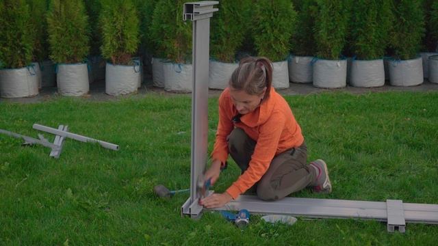 Грядка ПВХ. Сборка