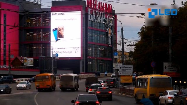 Медиафасад, г. Нижний Новгород, ТЦ Мебельный базар, Р16