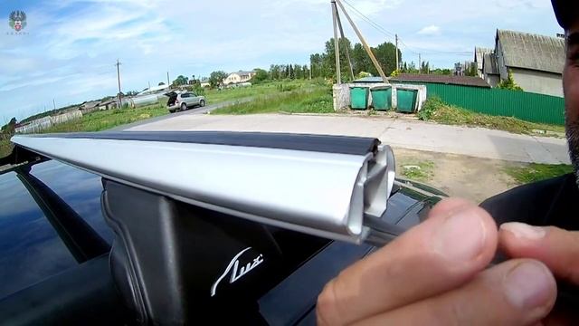 Установка поперечин на рейлинги VW TIGUAN