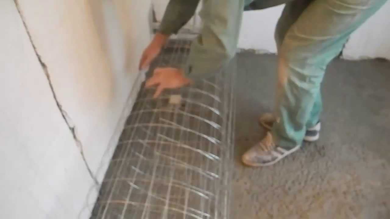 Стяжка с керамзитом на кухне ч.5