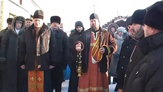Поклонный крест. Февраль 2012 год.