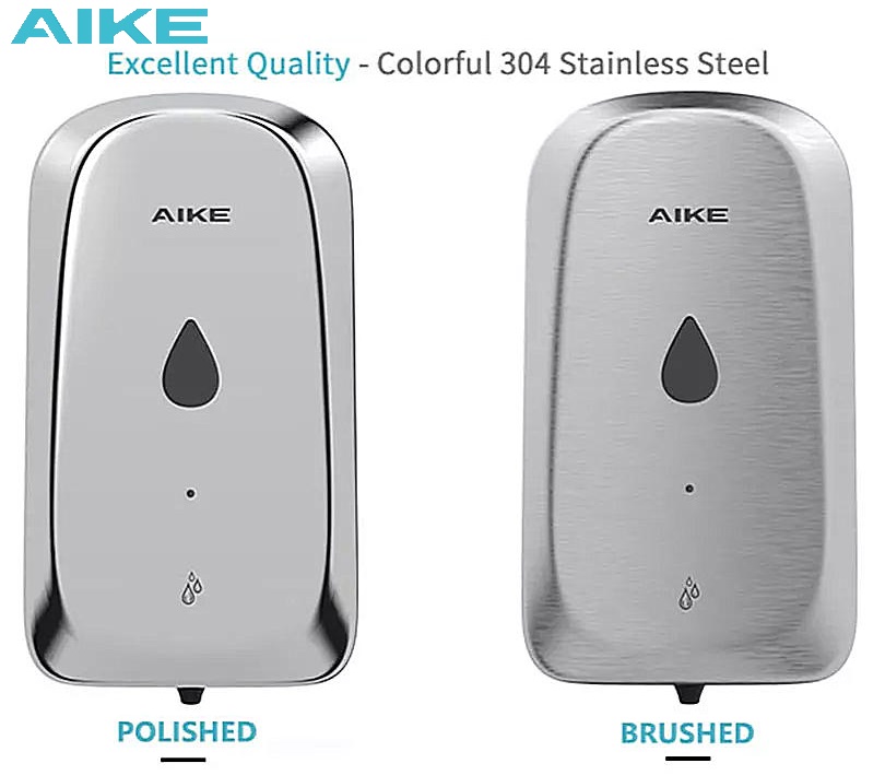 Модель AIKE AK1225 Автодозатор мыла (Нержавейка).mp4