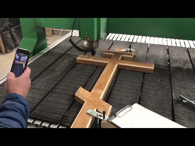 WOODTEC 1212 eco работа у клиента в Ритуальных услугах