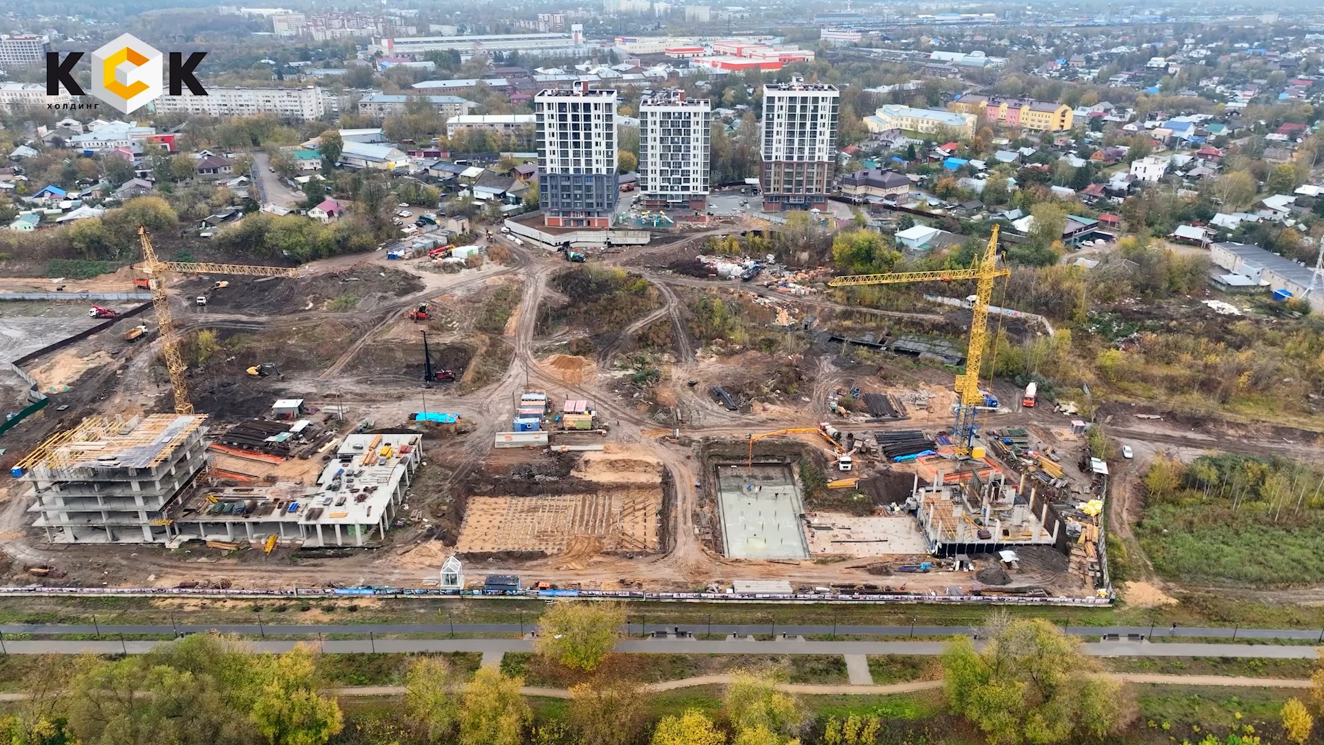 Заливка фундамента литера «Егоров» в микрорайоне «Звездный»