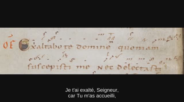 Offertorium Exaltabo te Domine