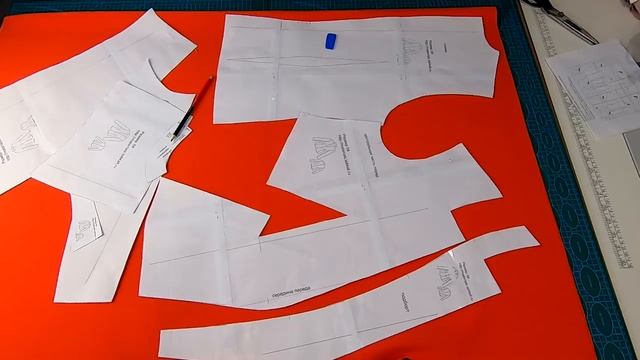 Как сшить интересный женский жакет. Раскрой и подготовка к первой примерке. Часть 1.mp4