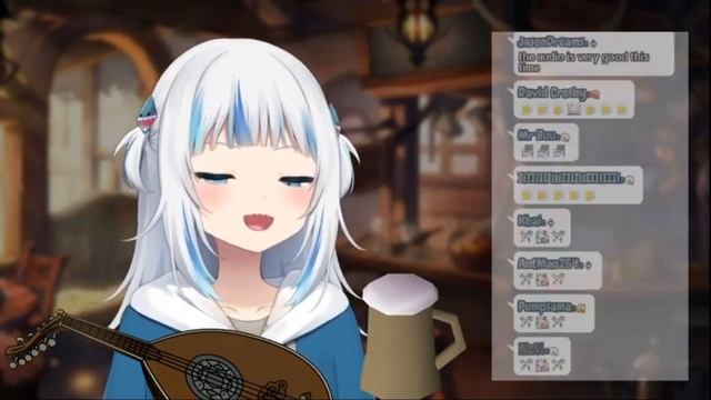 [Hololive - Gawr Gura] Avicii - Hey Brother (bardcore, version 2)