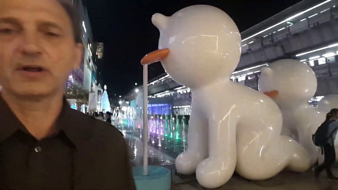 Бангкок.Парагон.Фонтан.