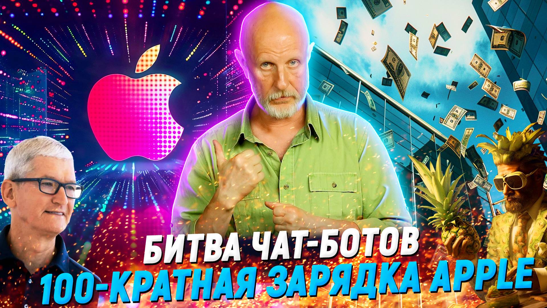 Нейросетевой iPhone, революционная батарея, кожаный ананас и телефонный сканер | В цепких лапах