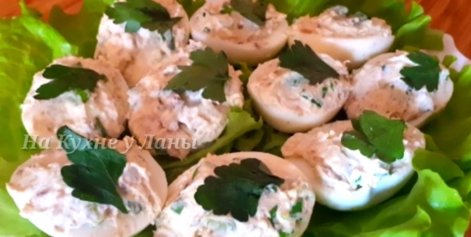 Улетная Закуска из Яиц на Праздничный  Стол.mp4