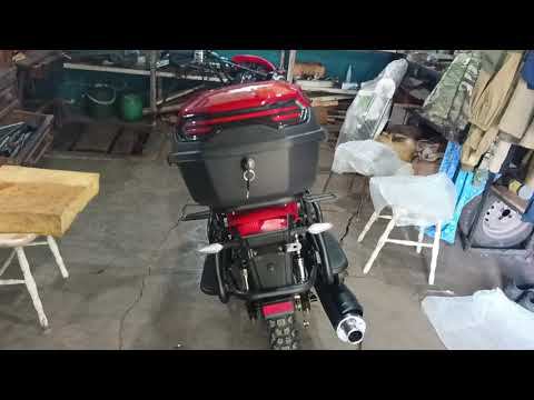 установка кофра на мотоцикл