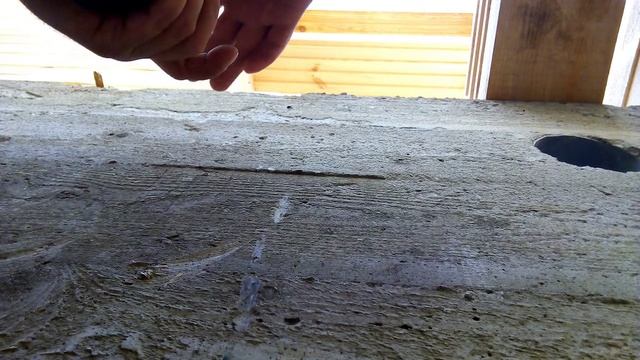 Монтаж половых лаг в деревянном доме из бруса гребёнка