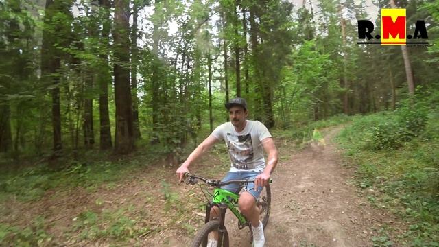 самый большой карбоновый китайский руль для велосипеда (установка и тест)