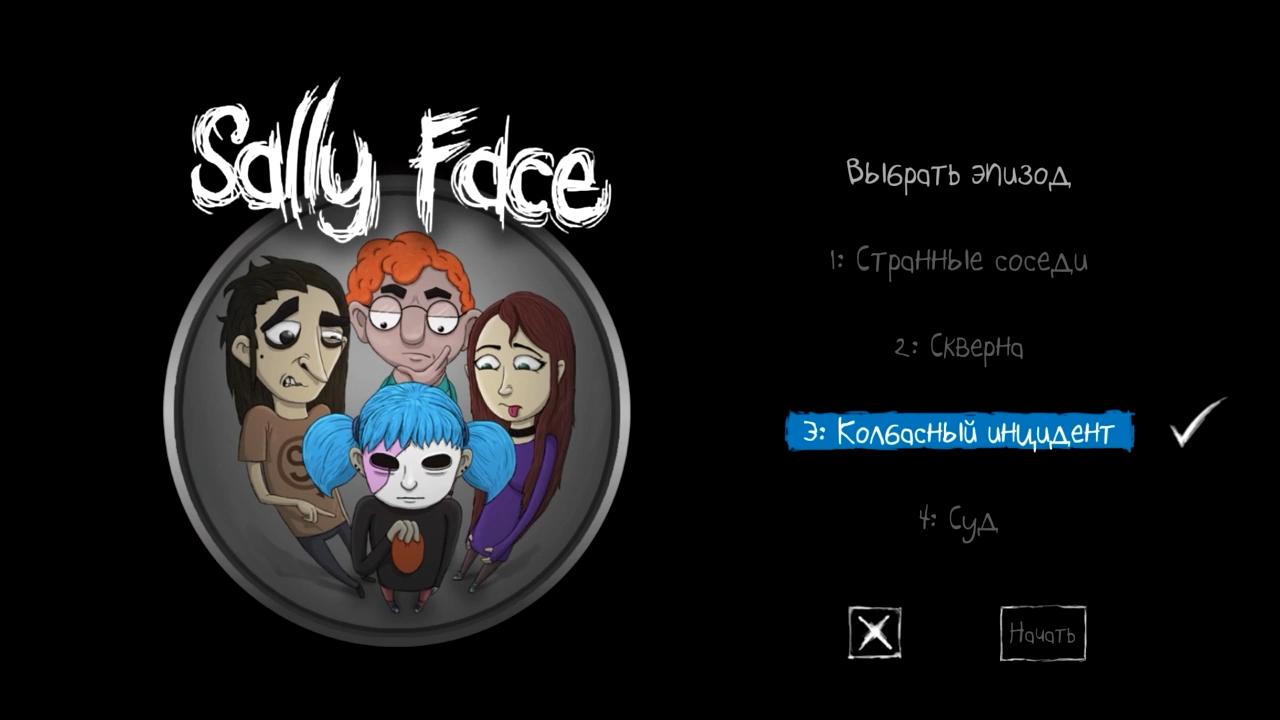 Sally Face. Эпизод 3 - Колбасный инцидент (#01) [!!!]