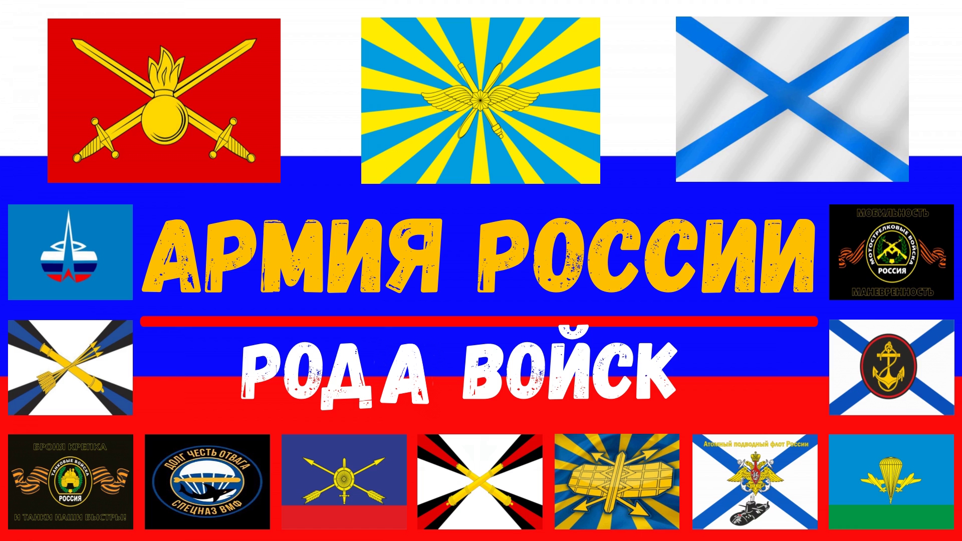Армия России. Рода войск.