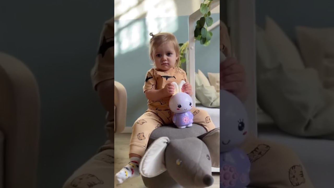 Любимый Медовый зайка alilo G6+ ❤️ Супер подарок для малышей ✨