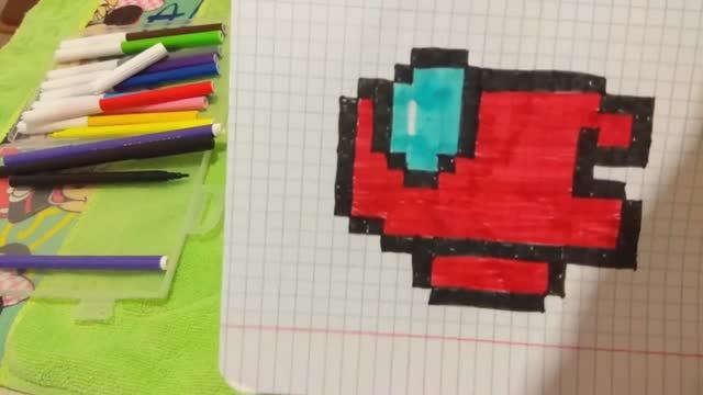 Амонг ас пиксельный