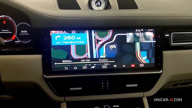 Porsche Cayenne 2019, PCM 5.0 и Android 8.1.0 (ROiK 10 MIB2P).mp4