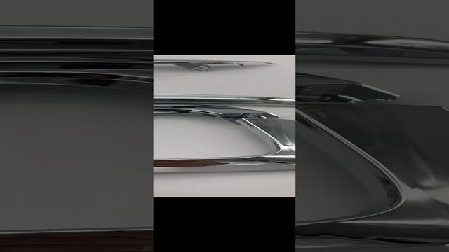 Комплект молдингов бампера накладки на Ладу Гранта ФЛ LADA Granta FL хром