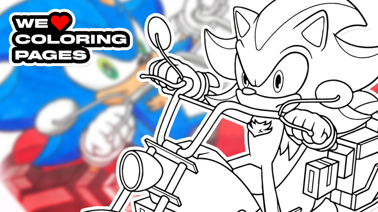 #75 Супер Ежик Соник Раскраска | МЫ ❤️ РАСКРАСКИ