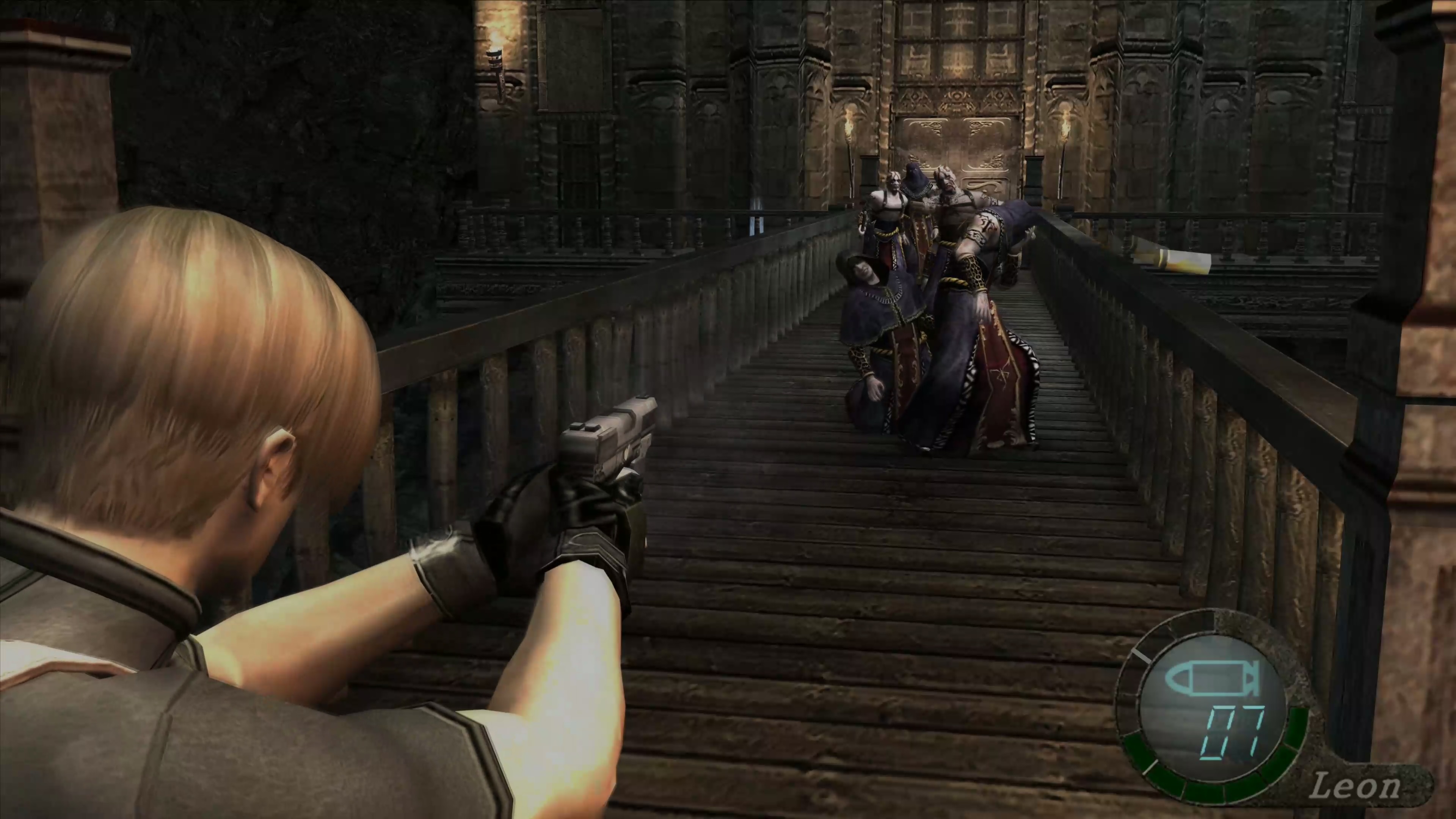 Resident Evil 4 HD Part14. Гигантские летающие жуки мутанты похищают Эшли. Битвы с Лос Илюминадос