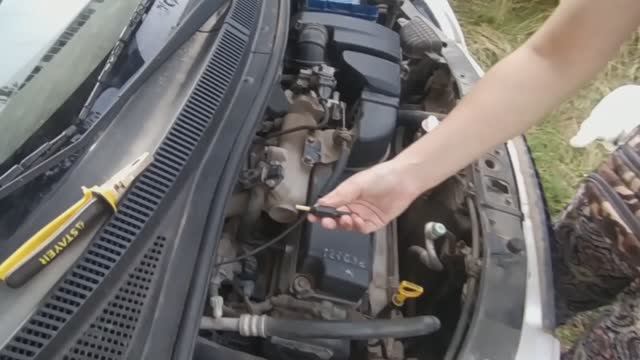 Kia Picanto 2007. Замена клапана PCV