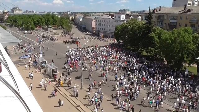 г.Орёл - 09.05.2018г.- День победы - Бессмертный полк (Самопал)