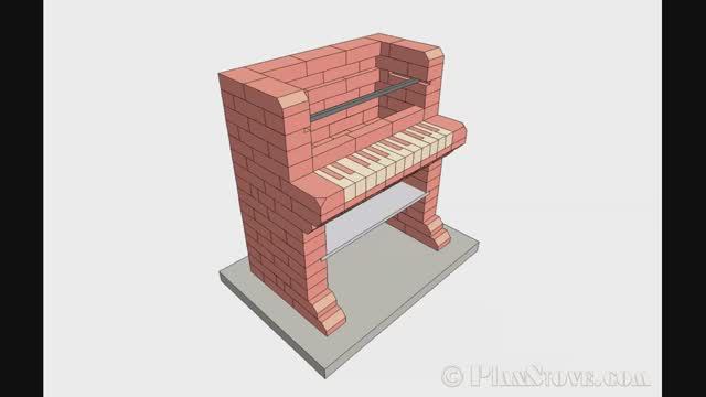 4x2.5 br 2.1.0 - Проект уличной барбекю из кирпича